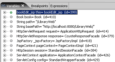 Debugging from JSP and Java Applications