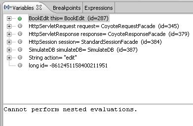 Debugging from JSP and Java Applications